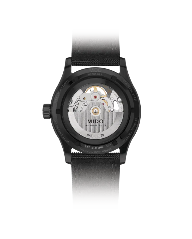 Orologio Mido Multifort Skeleton Vertigo Pvd Nero