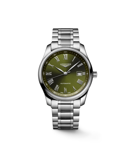 Orologio The Longines Master Collection con Quadrante Verde e Cinturino ...