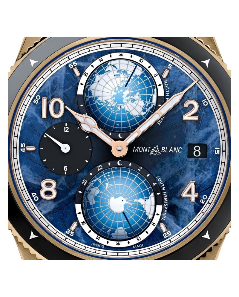 Orologio Montblanc 1858 Geosphere 0 Oxygen Edizione Limitata - 1786 Esemplari