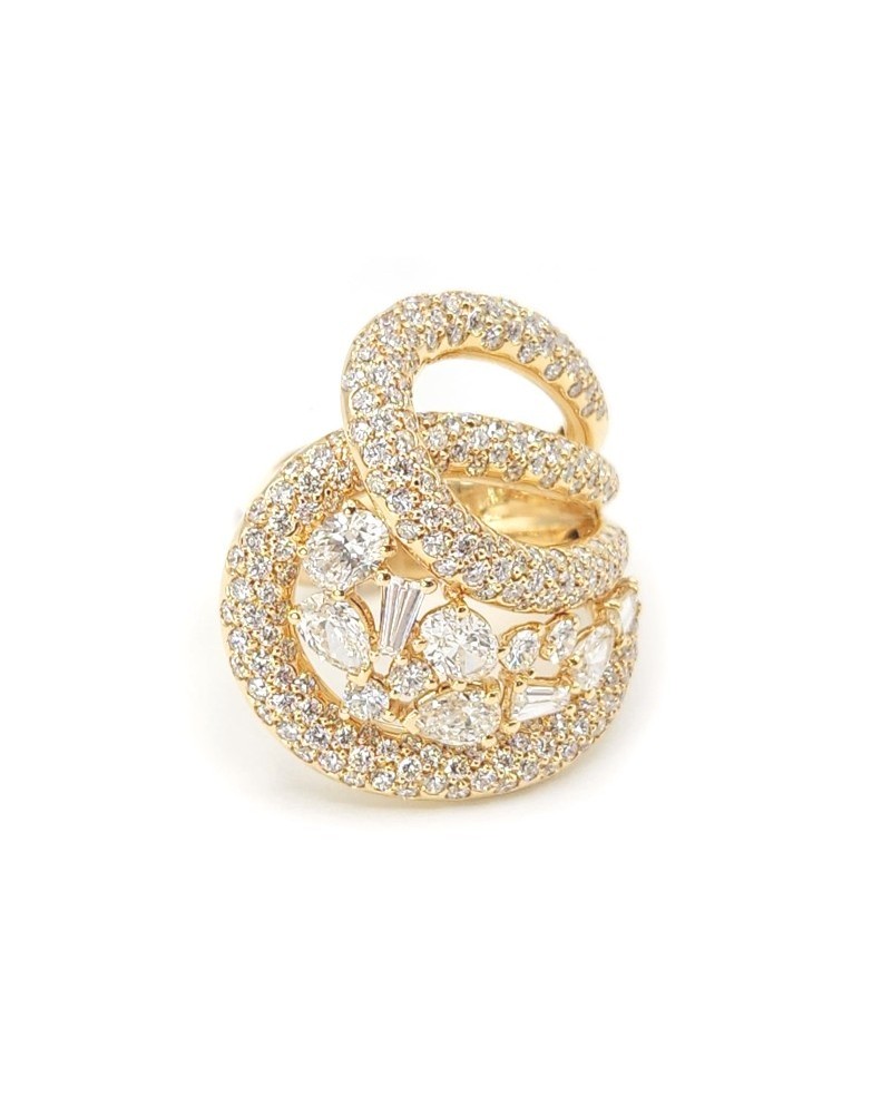Crivelli Ring in Rose Gold and Diamonds